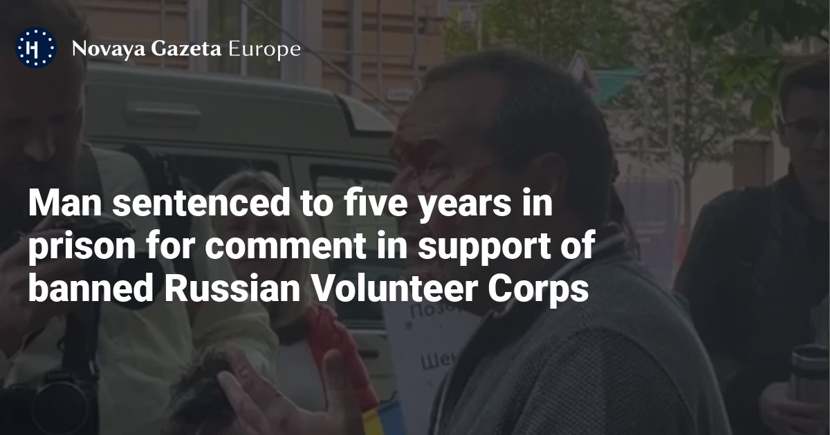 Man sentenced to five years in prison for comment in support of banned ...